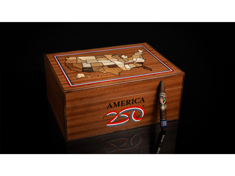 J.C. Newman Unveils the America250 Cigar Humidor | Cigar Journal